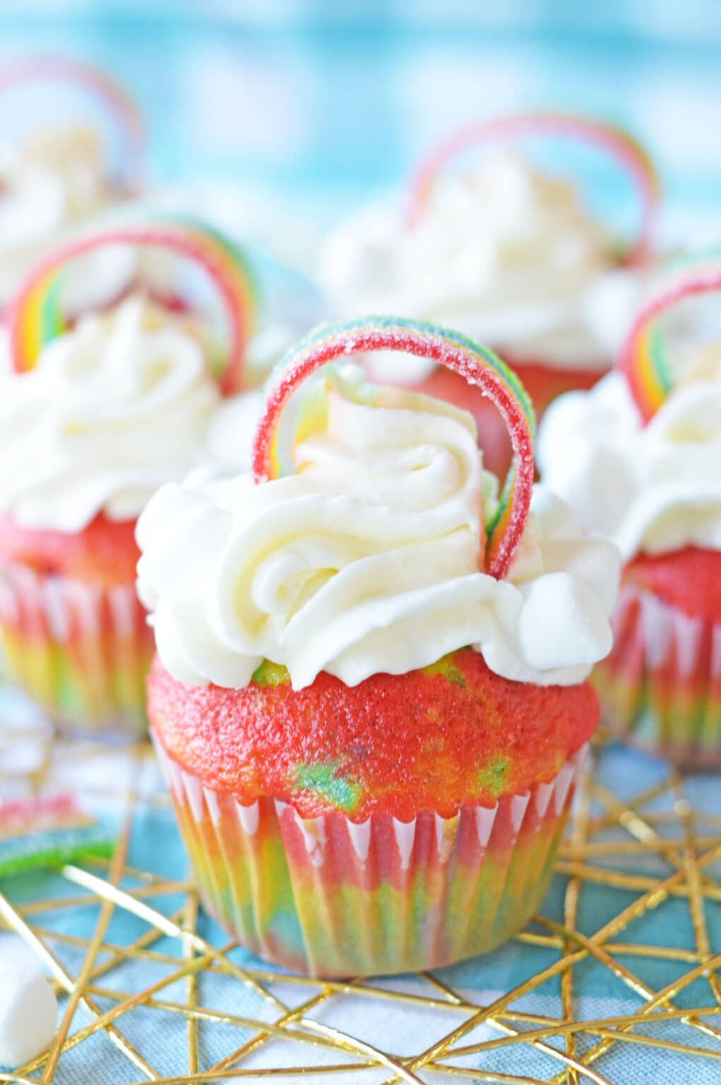 Rainbow Cupcakes