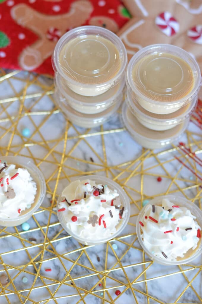 Gingerbread Cookie Jello Shots